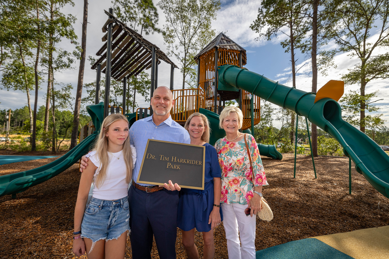Dedication Ceremony For New Park in The Woodlands Hills Honors Dr. Tim ...